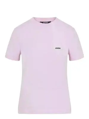 Jacquemus Logo-patch T-shirt - Pink
