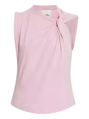 Isabel Marant Knot Sleeveless Blouse - Pink