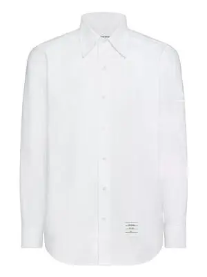 Thom Browne Button-fastening Long-sleeve Shirt - White