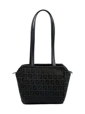 Fendi 2000-2010 Mini Zucchino Handbag - Black