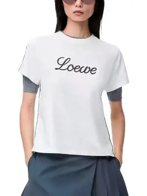 LOEWE Logo-Lettering T-Shirt
