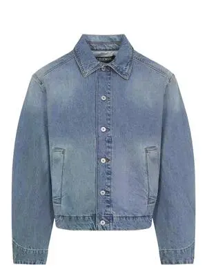 Jacquemus Buttoned Denim Jacket - Blue