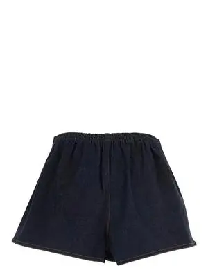 Jacquemus JACQUEMUS Denim Pleated Shorts Blue