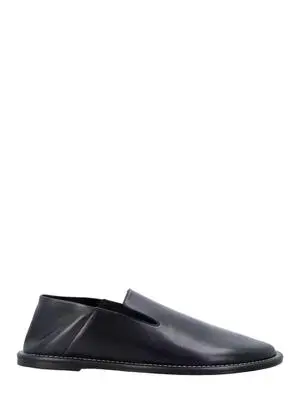 Ami Topstitched Loafers - Black