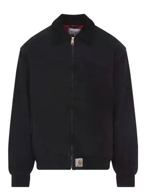 Carhartt Work In Progress Corduroy-Collar Jacket Black