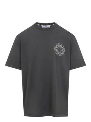 Stone Island Logo T-shirt - Grey