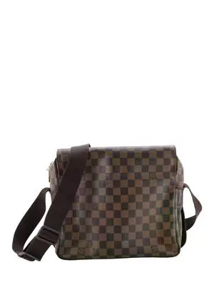 LOUIS VUITTON Naviglio Handbag Damier Crossbody Bag - Brown