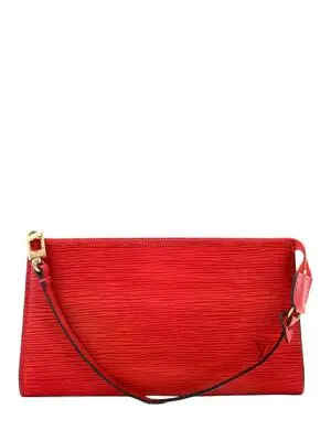 LOUIS VUITTON Louis Vuitton Pochette Accessoires Epi Leather Red
