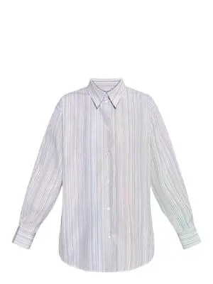 Paul Smith Striped Buttoned Shirt - Blue