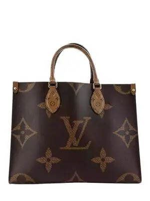 LOUIS VUITTON Onthego Reverse Monogram Giant Mm Tote Bag - Brown