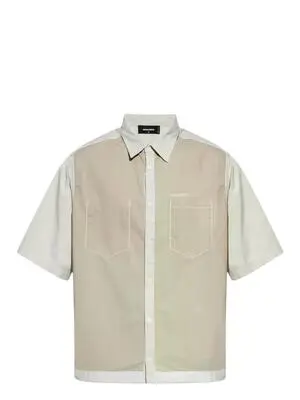 Dsquared2 Chest-pocket Panelled Shirt - Neutrals