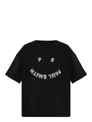Paul Smith Smiley Graphic T-shirt - Black
