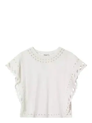 MARANT ETOILE Crew-neck Top - White