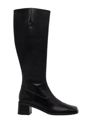 BILLI BI Heeled Boots With Square Toe - Black