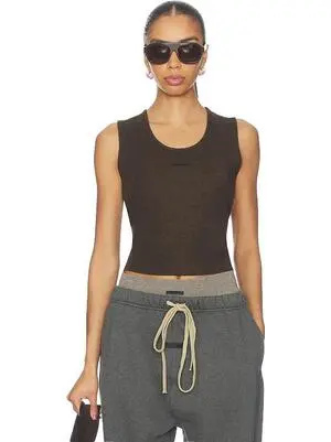 Fear Of God Rib Tank Top - Brown