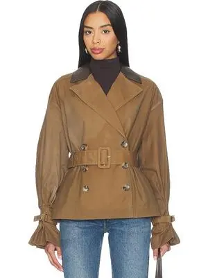 Lpa Cara Trench Jacket - Brown