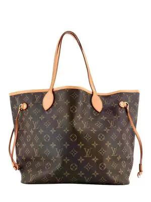 LOUIS VUITTON Neverfull Monogram Canvas Mm Tote Bag - Brown