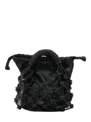 Kurt Geiger Macramé Mini Bag - Black