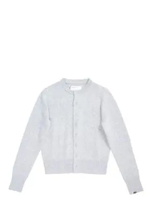 Extreme Cashmere Crew-neck Cashmere Cardigan - Grey