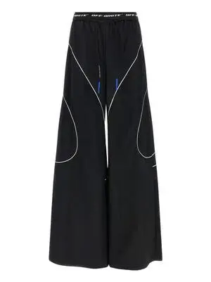 Off-White Logo Band Track Pants - Black