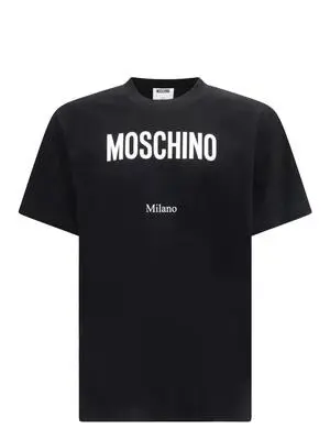 Moschino Logo-print T-shirt Black
