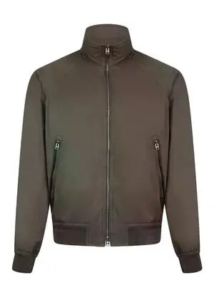 TOM FORD Zip-up Bomber Jacket - Neutrals
