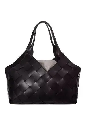 Dragon Diffusion Braided-handle Tote Bag - Black