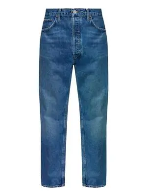 AGOLDE 90's Frayed Jeans - Blue