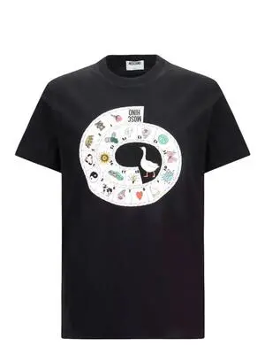 Moschino Graphic-print T-shirt - Black