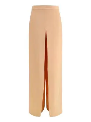 DI STAVNITSER Front-slit Wide-leg Trousers - Neutrals