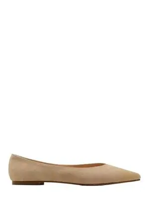 HOUSE OF BALLERINAS Pointed Ballerina Flats - Neutrals