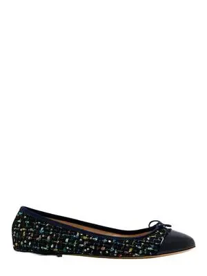 HOUSE OF BALLERINAS Constance Ballerina Flats - Black