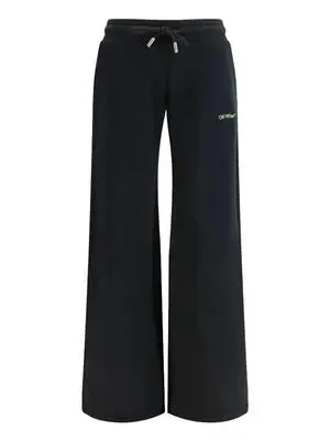 Off-White Logo-detail Track Pants - Black