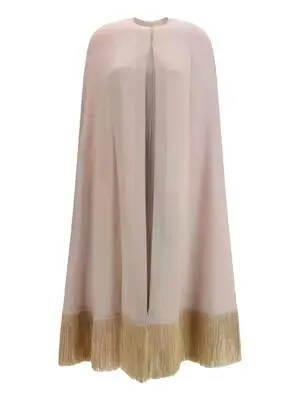 DI STAVNITSER Fringed Cape - Neutrals