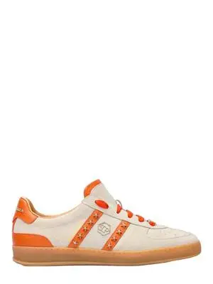 Philipp Plein Retro Rebel Star-studded Low-top Sneakers - Neutrals