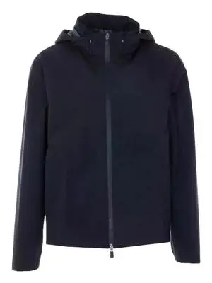 Herno Zip-up Hooded Jacket - Blue