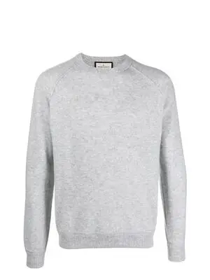 Bruno Manetti Crew Neck Cashmere Sweatshirt - Grey