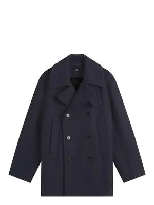 A.p.c. Andy Pea Coat - Dark Navy