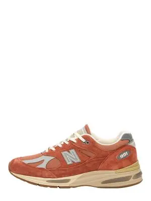 NEW BALANCE 991v2 Sneaker - Potters Clay/raw Sienna/harbor Mist