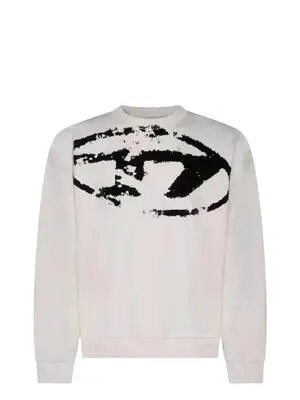 DIESEL Graphic-print Sweatshirt - White