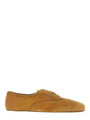 Church's Lace-up Ballet Flats - Brown