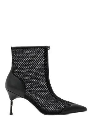 ALLSAINTS Natasha Mesh High-heel Ankle Boots - Black