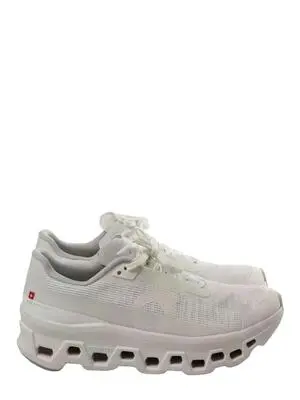 On Cloudmonster Perforated Sneakers - White