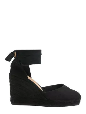 CastaÑer Carina Heeled Espadrilles - Black