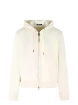 TOM FORD Cashmere Zip Hoodie - Neutrals