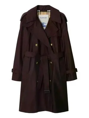 Burberry Double-breasted Trench Coat - Brown