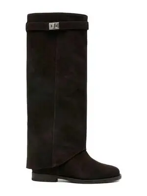 VIA ROMA 15 Buckled Boots - Brown