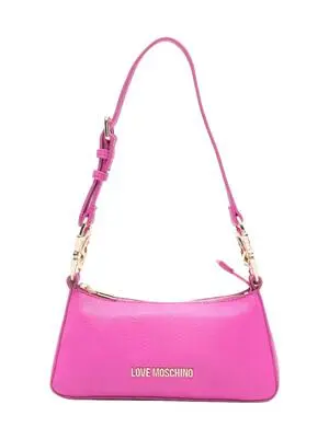 Moschino Logo-lettering Shoulder Bag - Pink