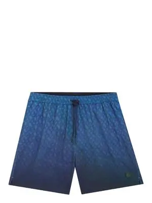 BOSS Vale Logo-badge Swim Shorts - Blue