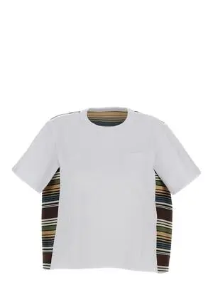 Sacai Horizontal Striped T-shirt - Multicolor